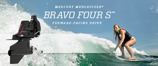 New MerCruiser Bravo Four S forward-facing drive with Smart Tow system ...